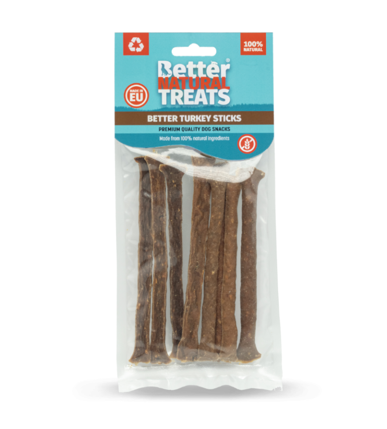 100% Turkey Meat Sticks - Better Natural Treats